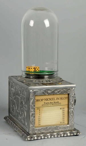 Chuck O Luck Dome Glass Dice Machine.