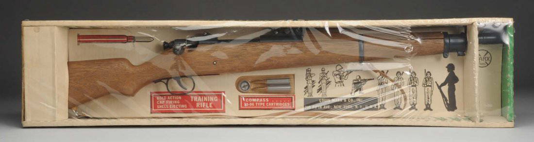 Marx Vintage Bolt Action Toy Training Rifle.