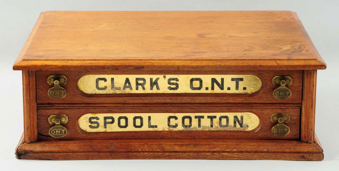 Clarks ONT Thread Spool Cabinet.