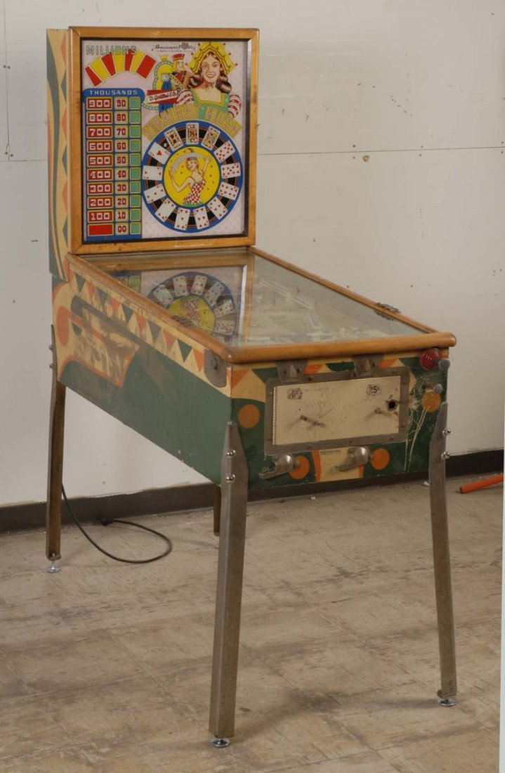 1957 Gottlieb Straight Flush Pinball Machine. - Aug 24, 2014 | Dan ...