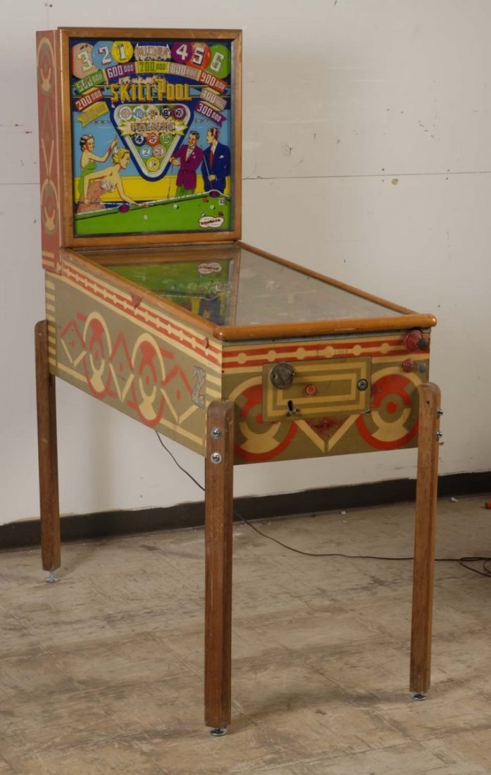 1952 Gottlieb Skill Pool Pinball Machine. - Aug 24, 2014 | Dan Morphy ...
