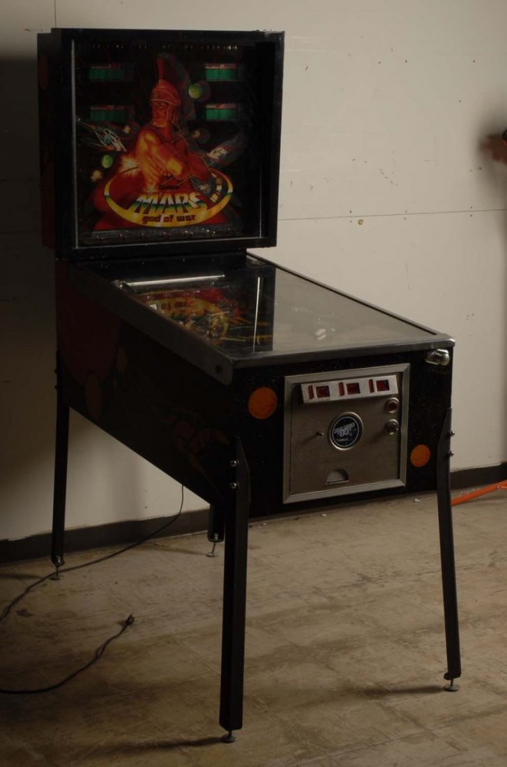 1981 Gottlieb Mars God of War Pinball Machine.