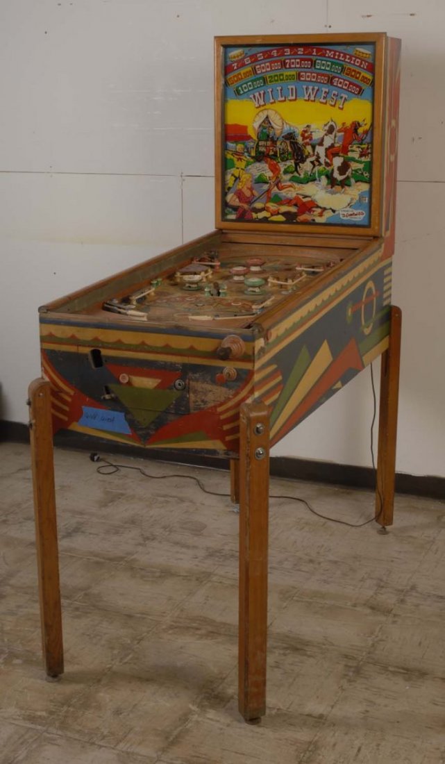 1951 Gottlieb Wild West Pinball Machine. - Aug 24, 2014 | Dan Morphy ...