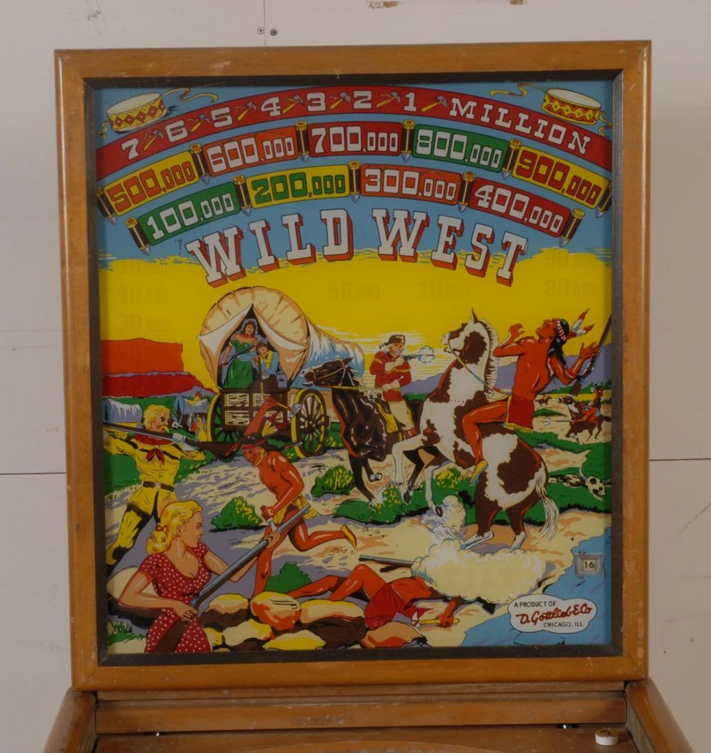 1951 Gottlieb Wild West Pinball Machine. - Aug 24, 2014 | Dan Morphy ...