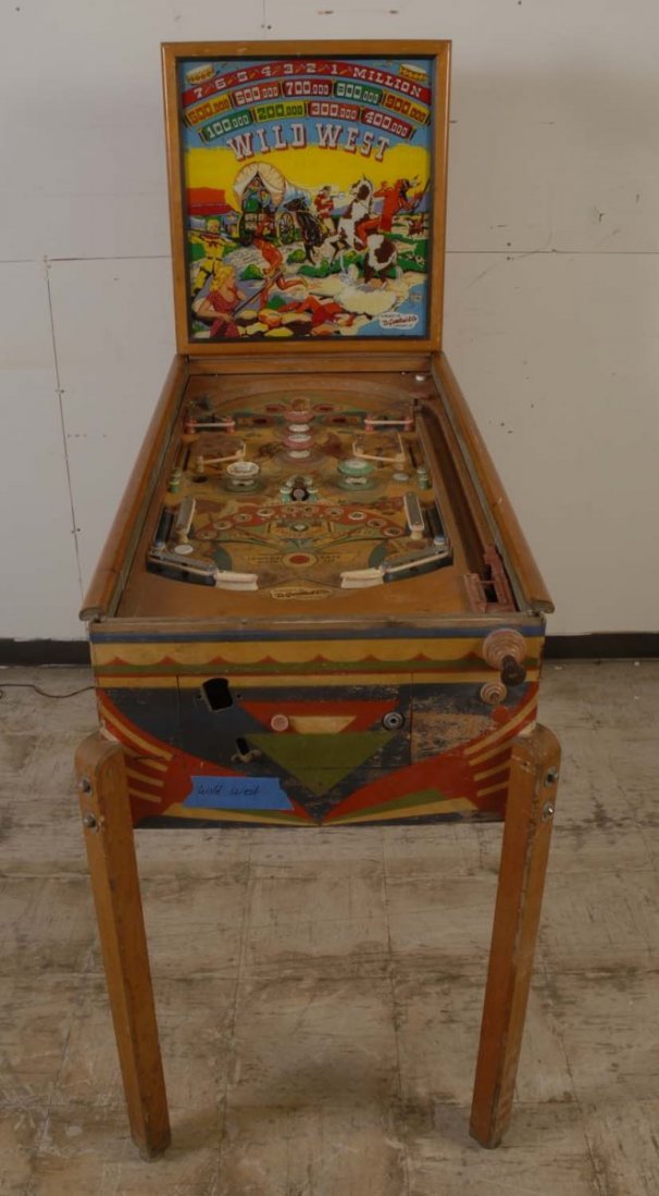 1951 Gottlieb Wild West Pinball Machine. - Aug 24, 2014 | Dan Morphy ...