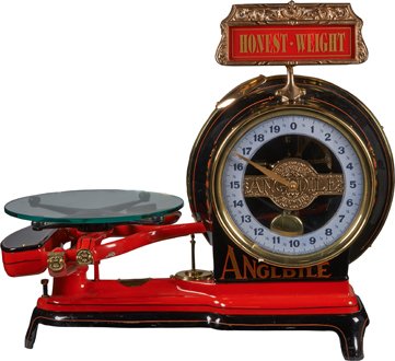 Angldile Springless Automatic Countertop Scale.