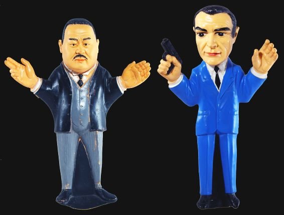 James Bond Secret Agent 007 Action Puppet Lot.