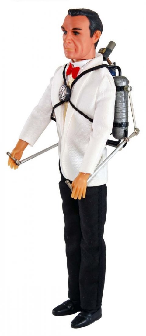 James Bond 007 Action Figure with Rocket Pack.