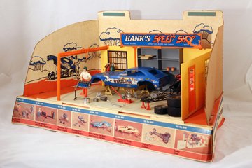 Aurora Racing Scenes Hanks Speed Shop Display. : Lot 606