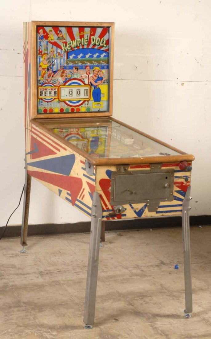 1960 Gottlieb Kewpie Doll Pinball Machine.