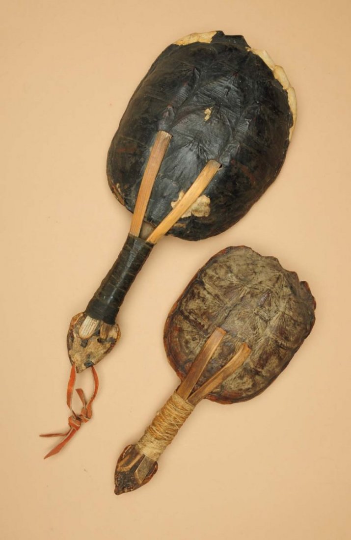 Lot of 2: Iroquois Turtle Shell Rattles. - Oct 31, 2014 | Dan Morphy ...