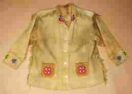 Inuit Beaded Moose Hide & Velvet Jacket - Mar 08, 2015 | Schwenke ...