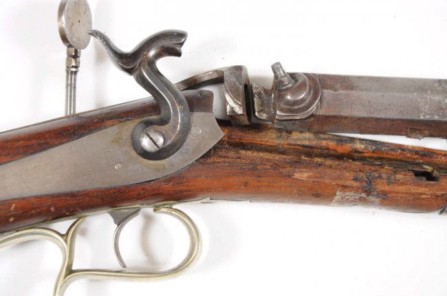 Antique Percussion Rifle Parts Lot : Lot 2430
