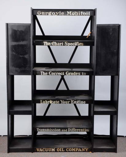 Early Gargoyle Mobil Oil Display Rack.