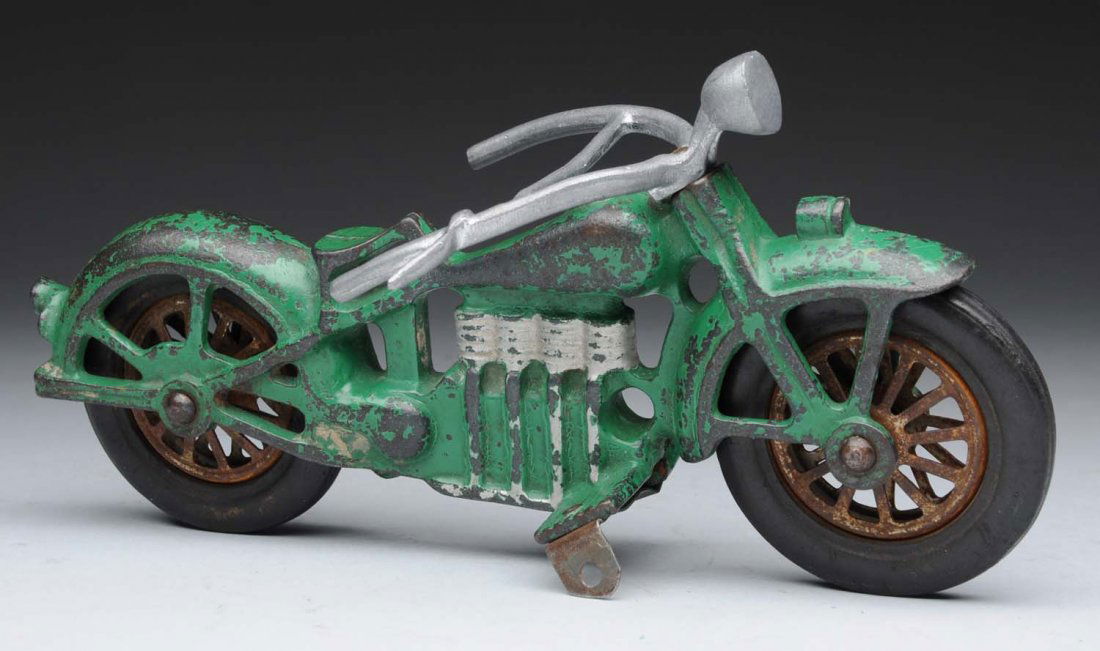 Rare Cast Iron Vindex Motorcycle Toy.
