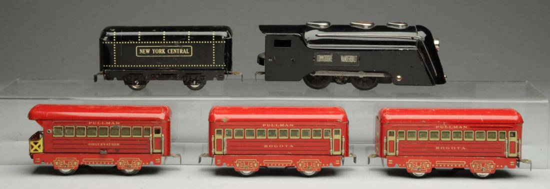 Marx Commodore Vanderbilt Passenger Train Set.