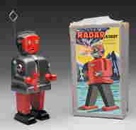 Japanese Tin Litho Battery-Operated Thunder Robot. - Apr 15, 2017 | Dan ...