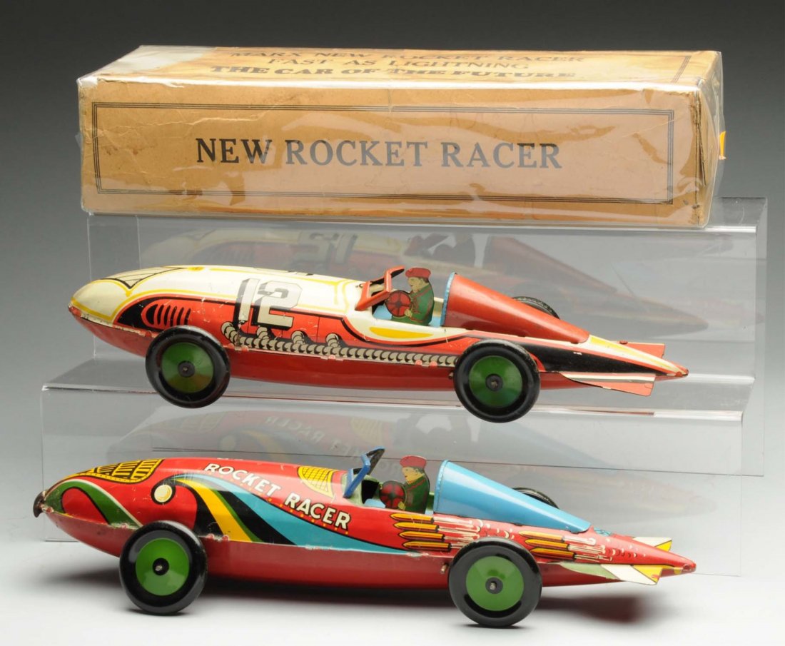 Lot of 2: Marx Tin Litho Wind-Up Rocket Race Cars - Dec 14, 2014 | Dan ...