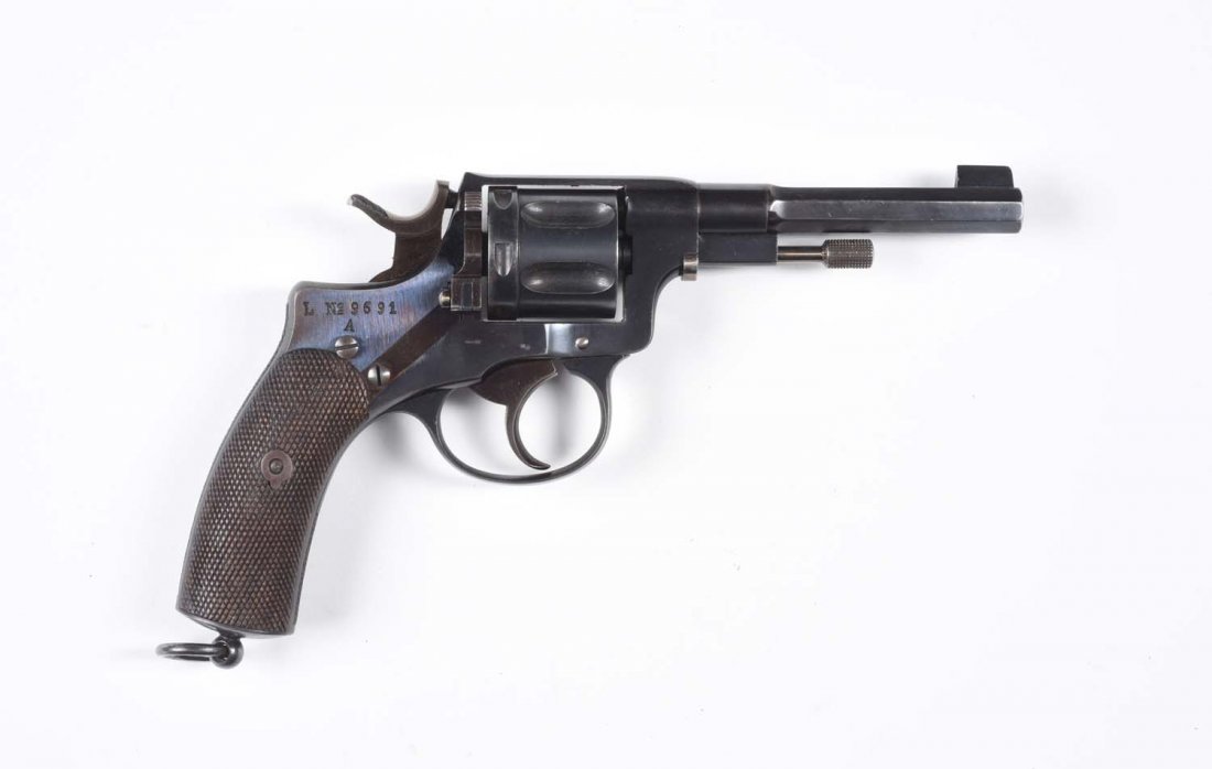 Husqvarna Swedish Nagant Model 1887 Revolver.