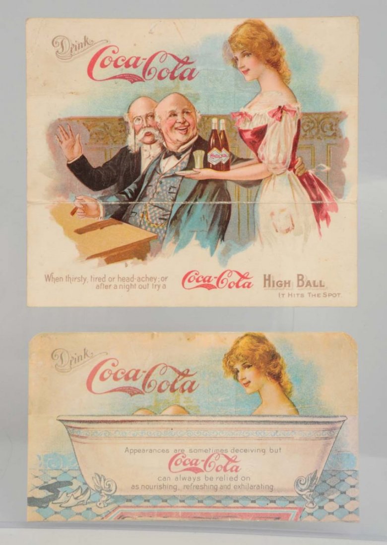 C. 1907 Folding Coca Cola Trade Card.