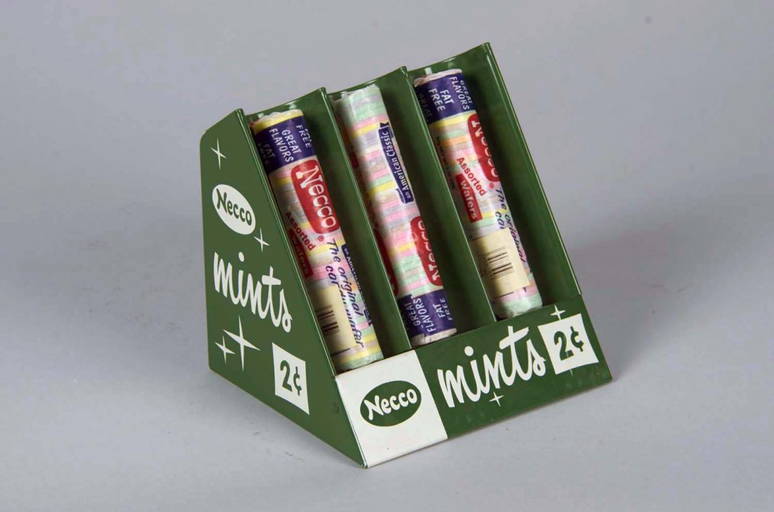 2 Cent Necco Mints Metal 3-Row Countertop Display - Jan 23, 2015 | Dan ...
