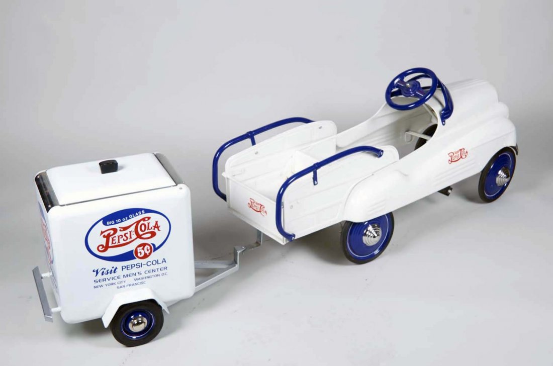 Pepsi Cola Murray Pedal Car & Trailer
