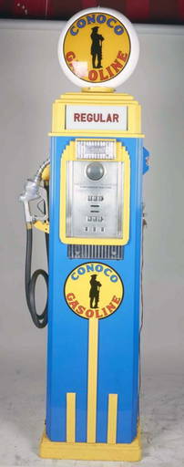 Tokheim Gas Pump In Conoco Gasoline Motif