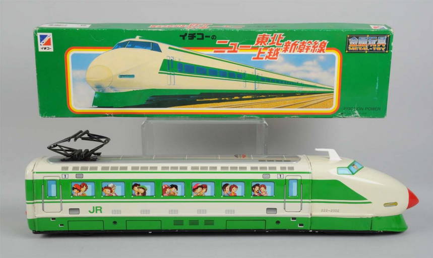 Tin Friction Train In Original Box.