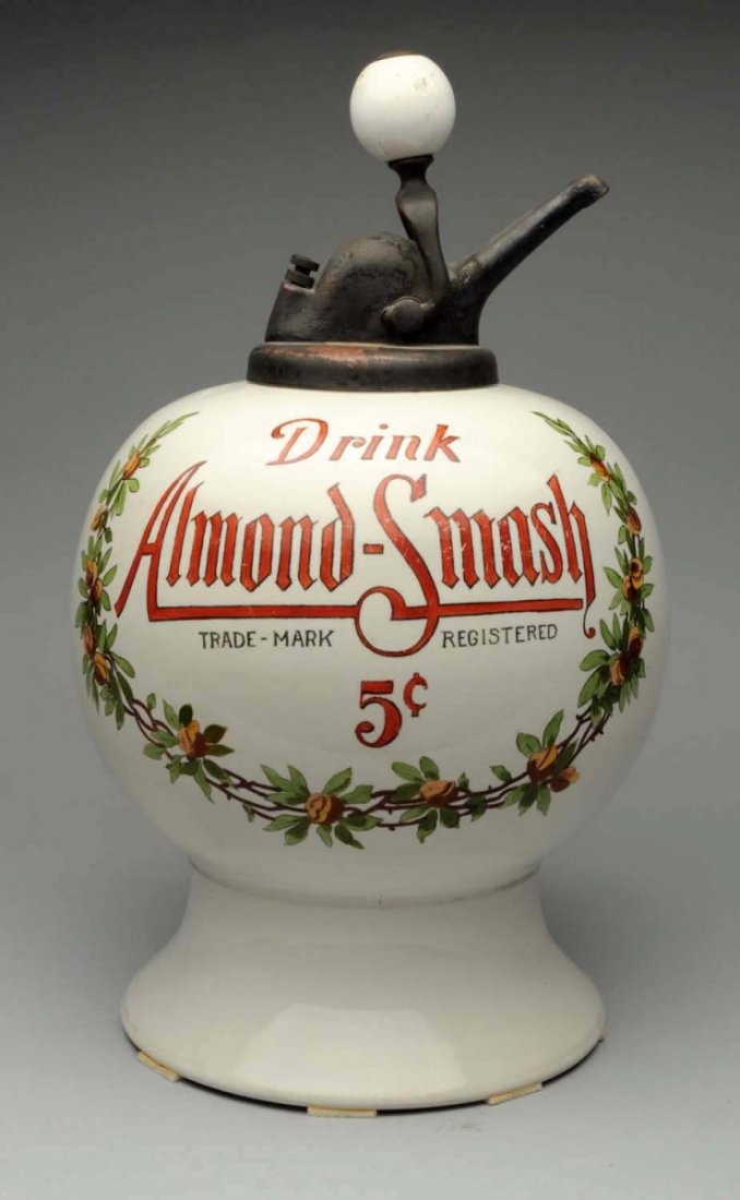 Almond Smash Syrup Dispenser.