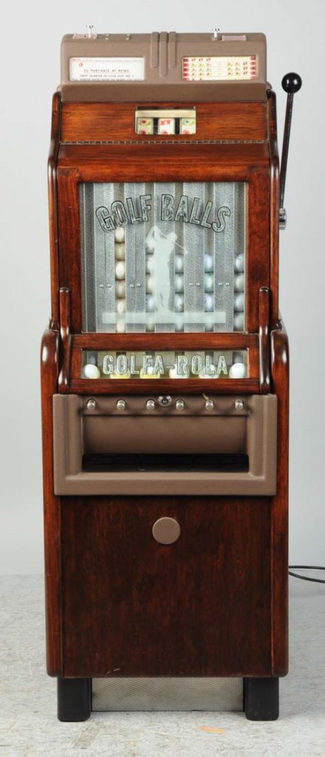 Jennings Golfa-Rola Golf Ball Vendor Slot Machine