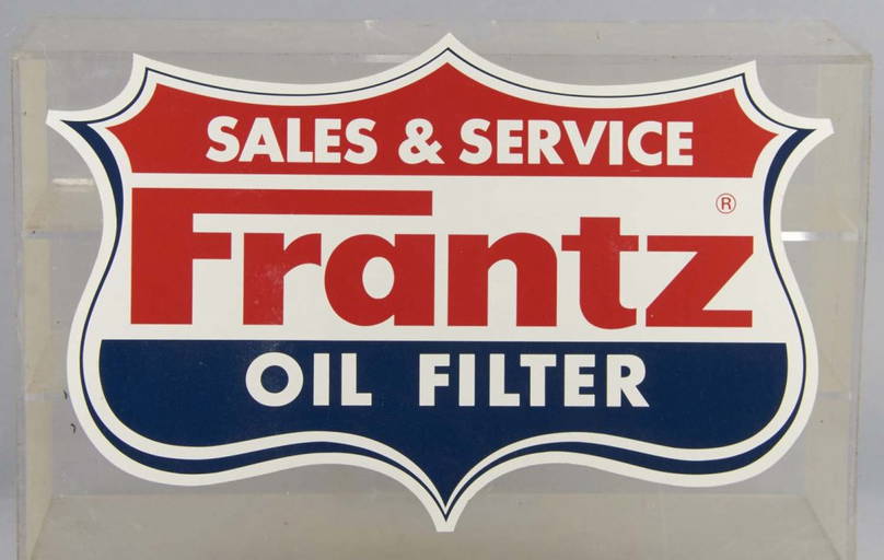 Frantz Oil Filter Sales & Service Decal