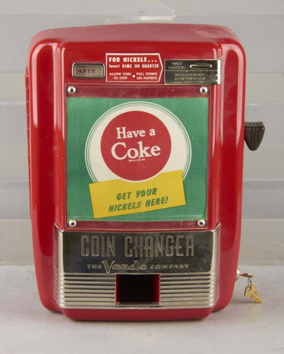 Have A Coke Vendo Coin Changer Machine