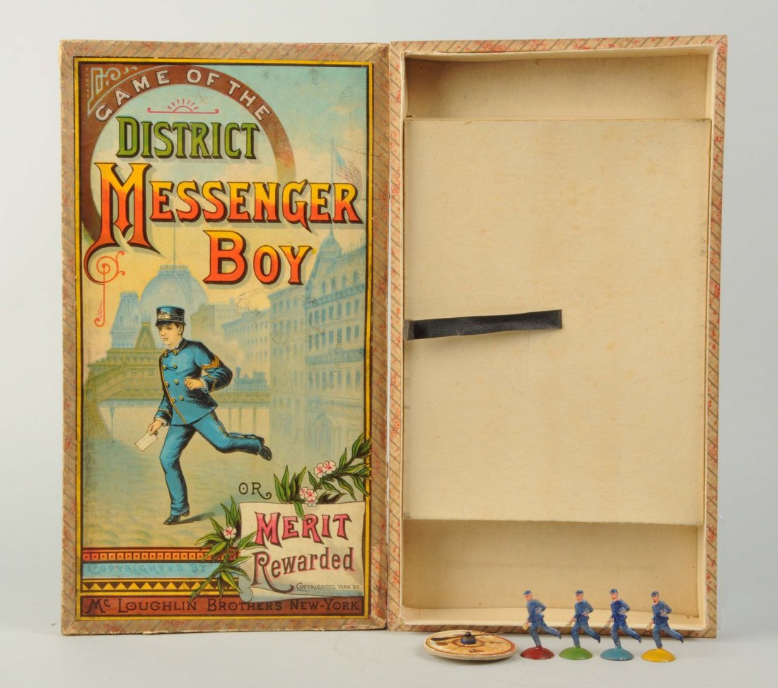 McLoughlin Bros. District Messenger Boy Game.