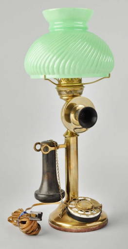 Candlestick Telephone Lamp.