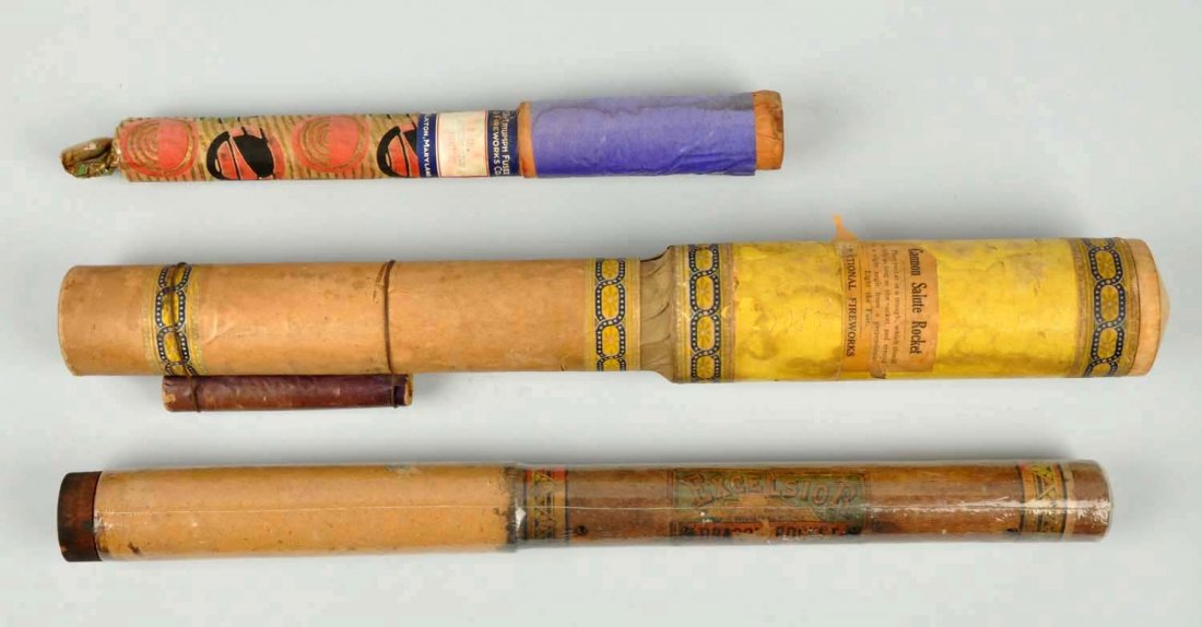 Lot Of 3: Large And Rare Rockets.