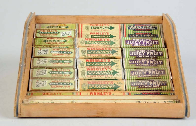 Early Wrigley's Chewing Gum Display Rack.