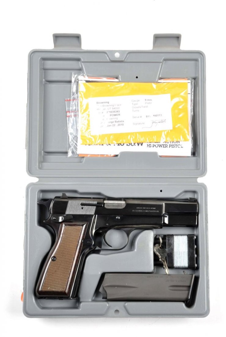 **mib Browning Hi Power Semi Automatic Pistol.