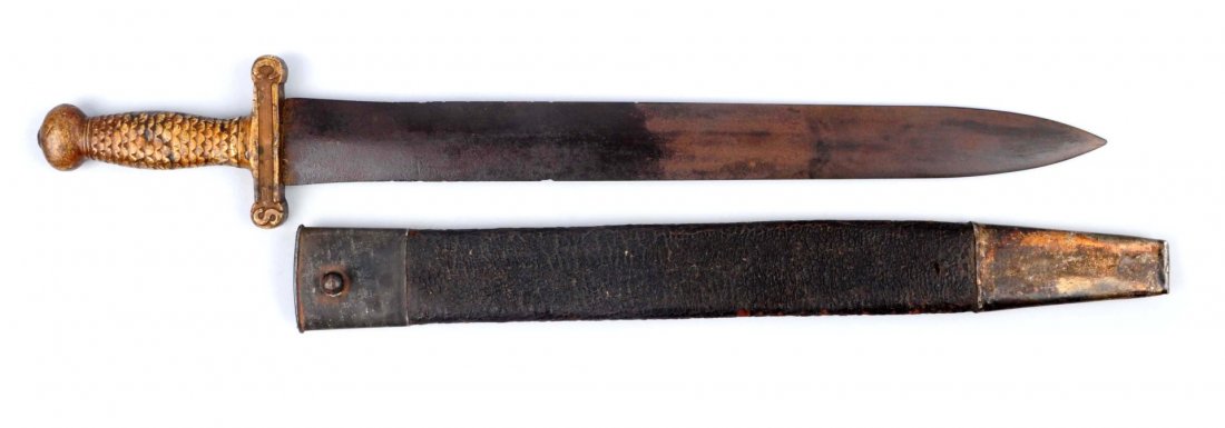 Confederate CS In Guard Short Artillery Sword.