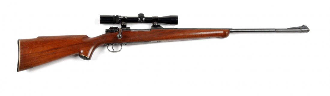 **mauser Model 98 Bolt Action Sporting Rifle.