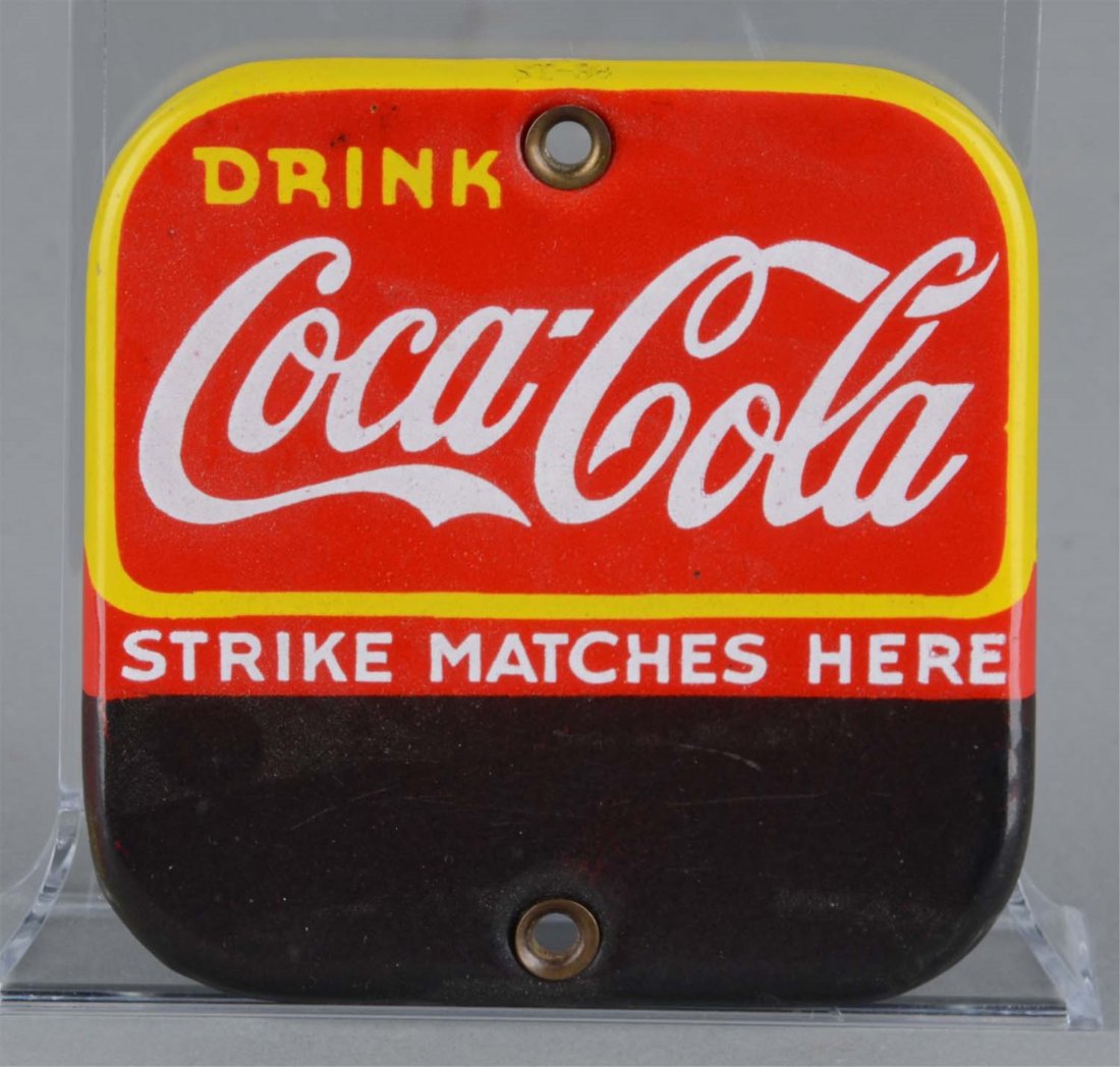 Coca Cola Porcelain Match Striker Sign - Aug 01, 2015 | Dan Morphy ...