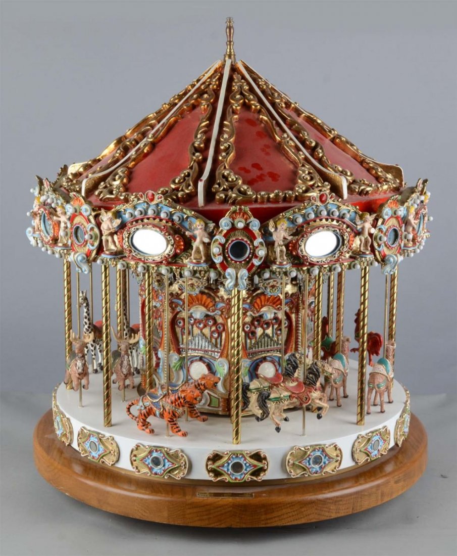 "the Carousel" By Ron Lee Miniature Carousel