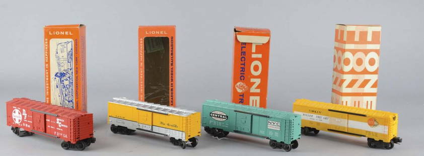 4 Lionel 6464 Box Cars
