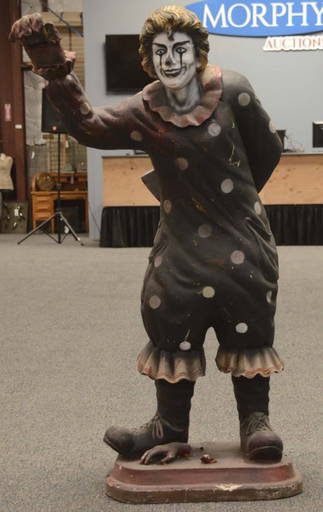 Tall Evil Scary Clown Statue