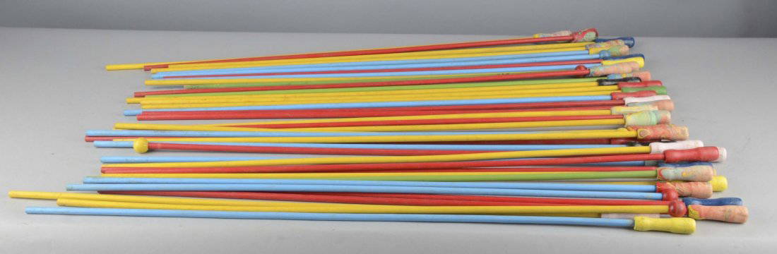 Lot Of 40 + Wooden Carnival Canes