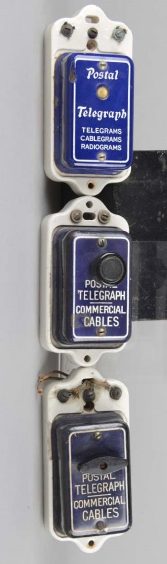Lot Of 3: Postal Telegraph Call Boxes