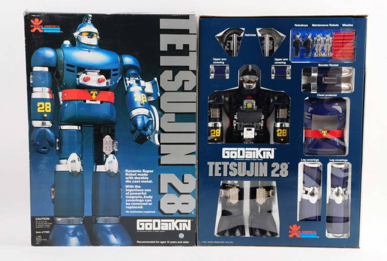 Japanese Godaikin Tetsujin 28 Diecast Figure.