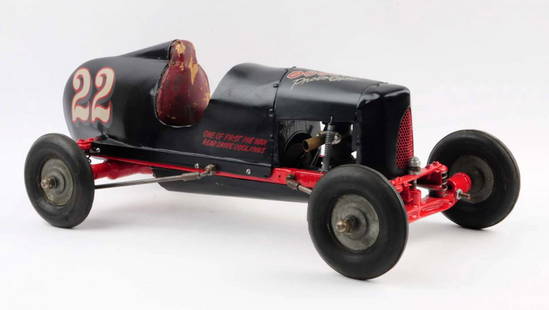 A Scratch Built Tether Race Car, American