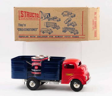 Structo No. 811 Barrel Truck.