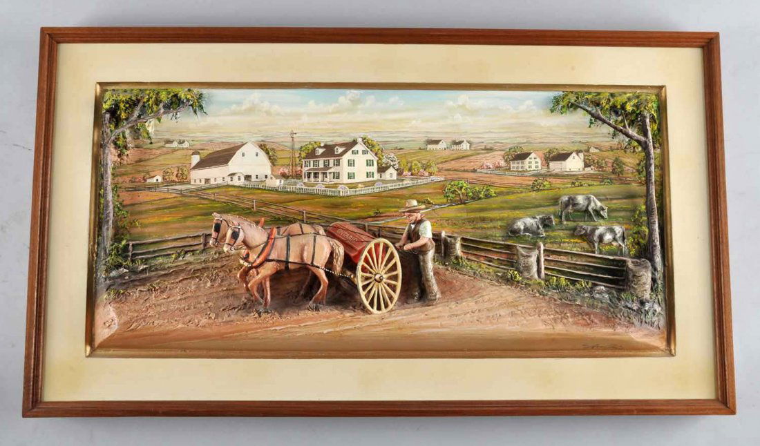 Aaron Zook 3D Carved Painting.