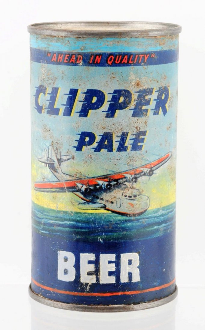 Clipper Pale Beer Flat Top Can.